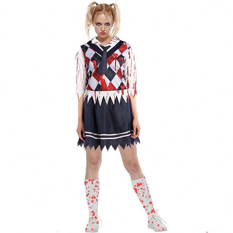 Zombie School Uniform Costume - funplaycostume.com