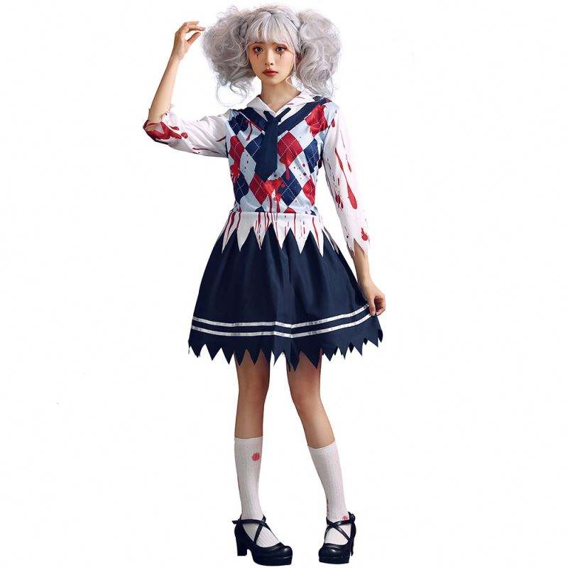 Zombie School Uniform Costume - funplaycostume.com