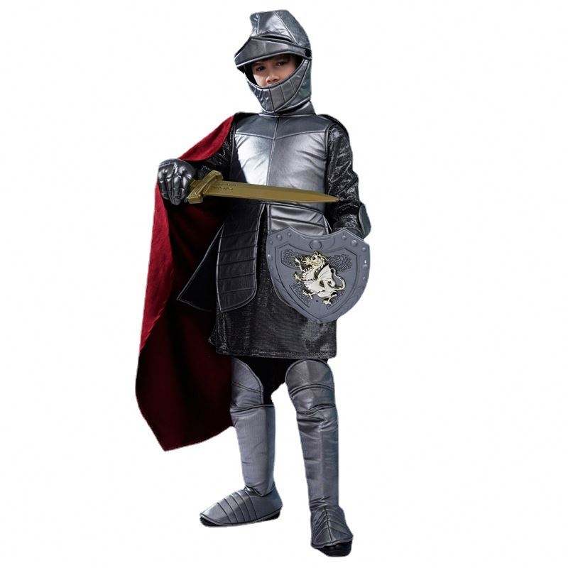 Boys Medieval Roman Gladiator Costume - funplaycostume.com