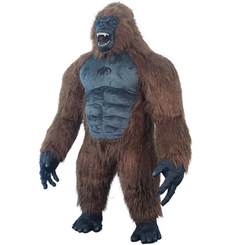 Gorilla Inflatable Mascot - funplaycostume.com