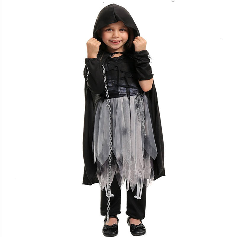 Girl Grim Reaper Costume - funplaycostume.com