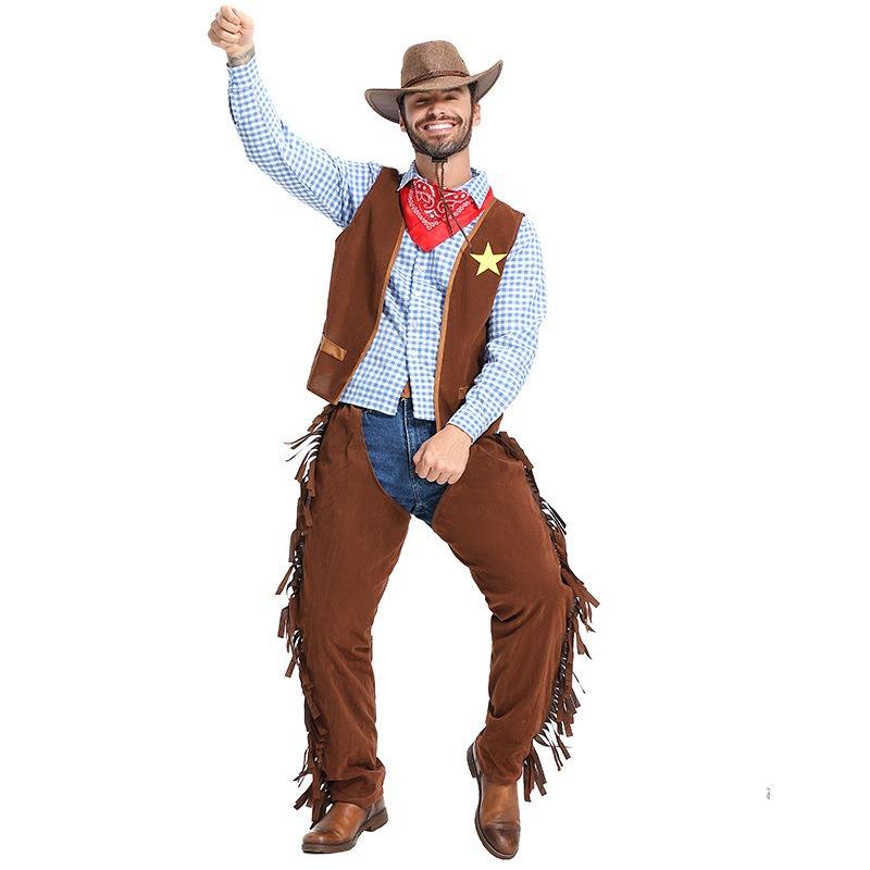 Cowboy Western Style Costume - funplaycostume.com