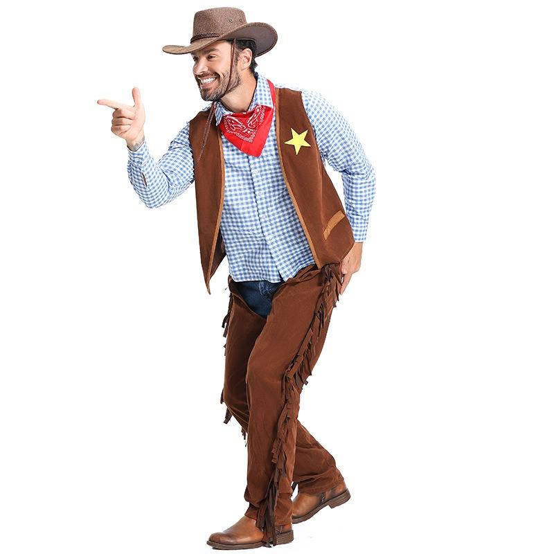 Cowboy Western Style Costume - funplaycostume.com
