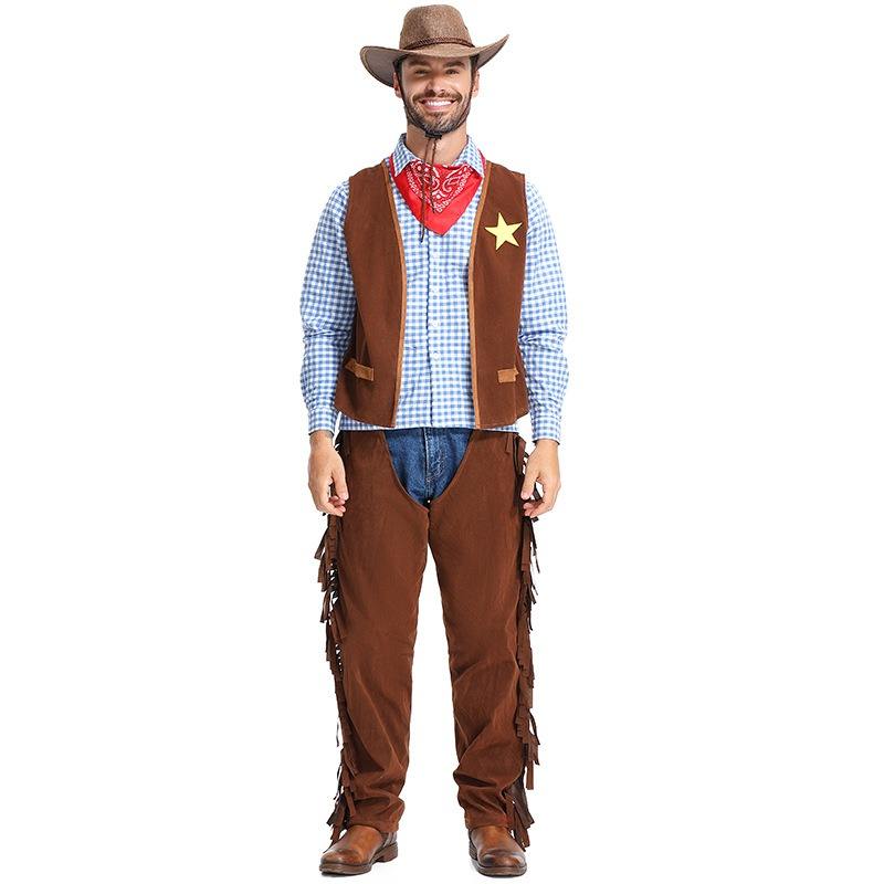 Cowboy Western Style Costume - funplaycostume.com