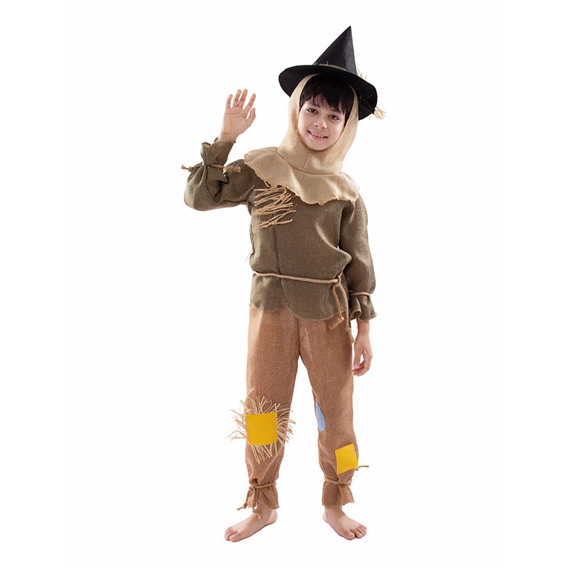 The Wizard of Oz Scarecrow Cosplay Costume - funplaycostume.com