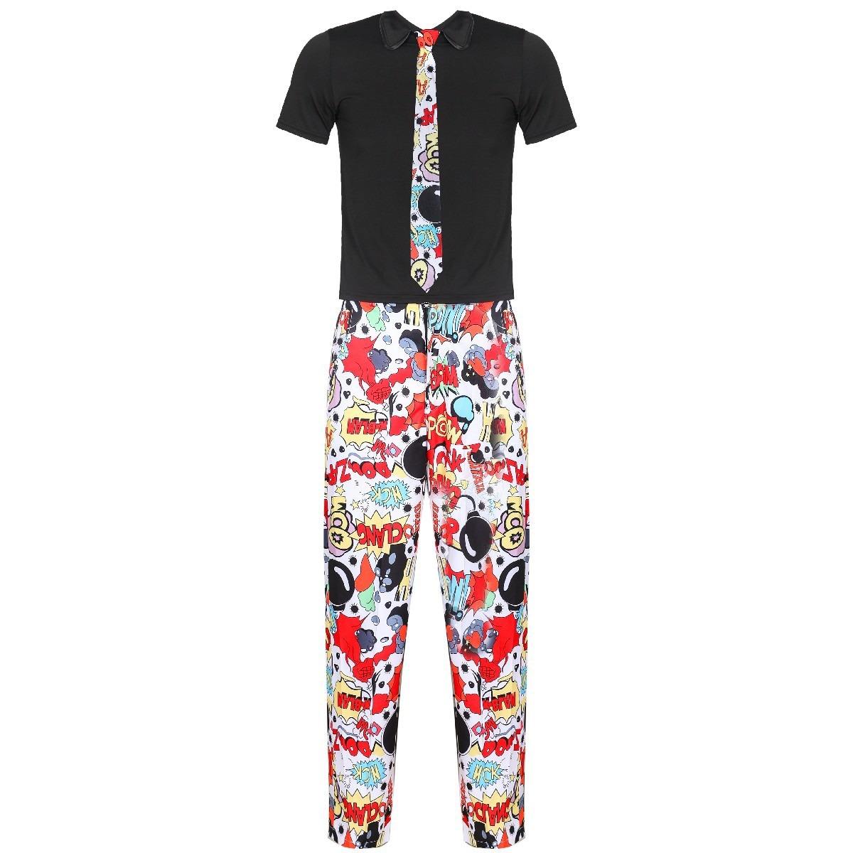 Men's Party Printed Prom Suit - funplaycostume.com