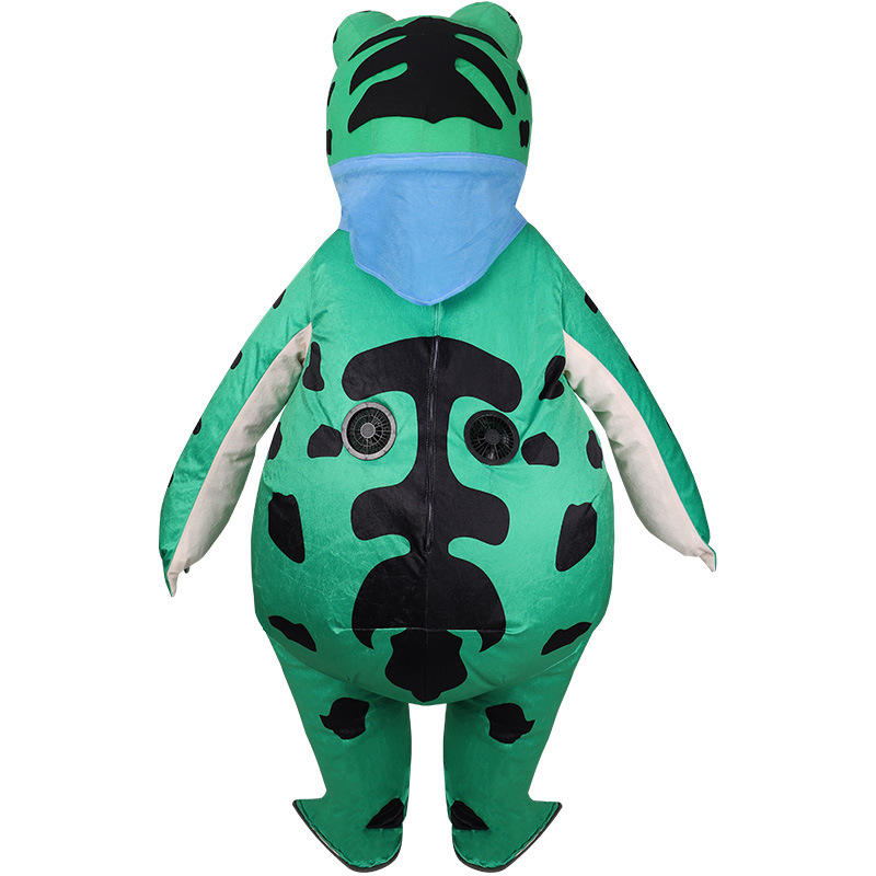 Adult Green Frog Inflatable Costume - funplaycostume.com