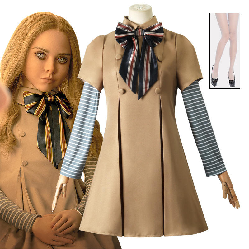 Movie M3GAN Megan Cosplay Costume - funplaycostume.com