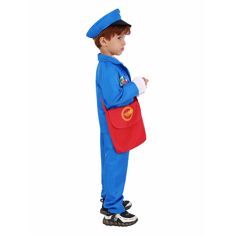 Children's Cute Postman Cosplay Costume - funplaycostume.com