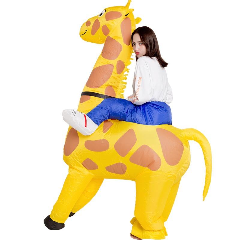 Inflatable Giraffe Costume - funplaycostume.com