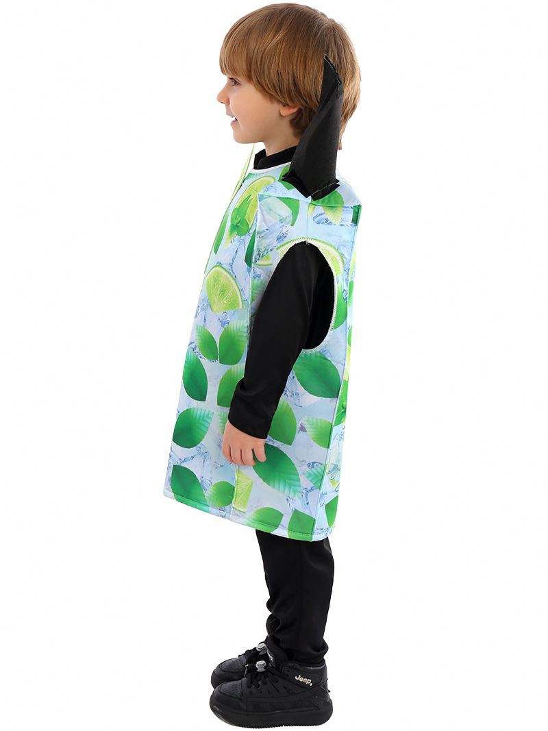 Kids Lime Cocktail Cosplay Costumes - funplaycostume.com