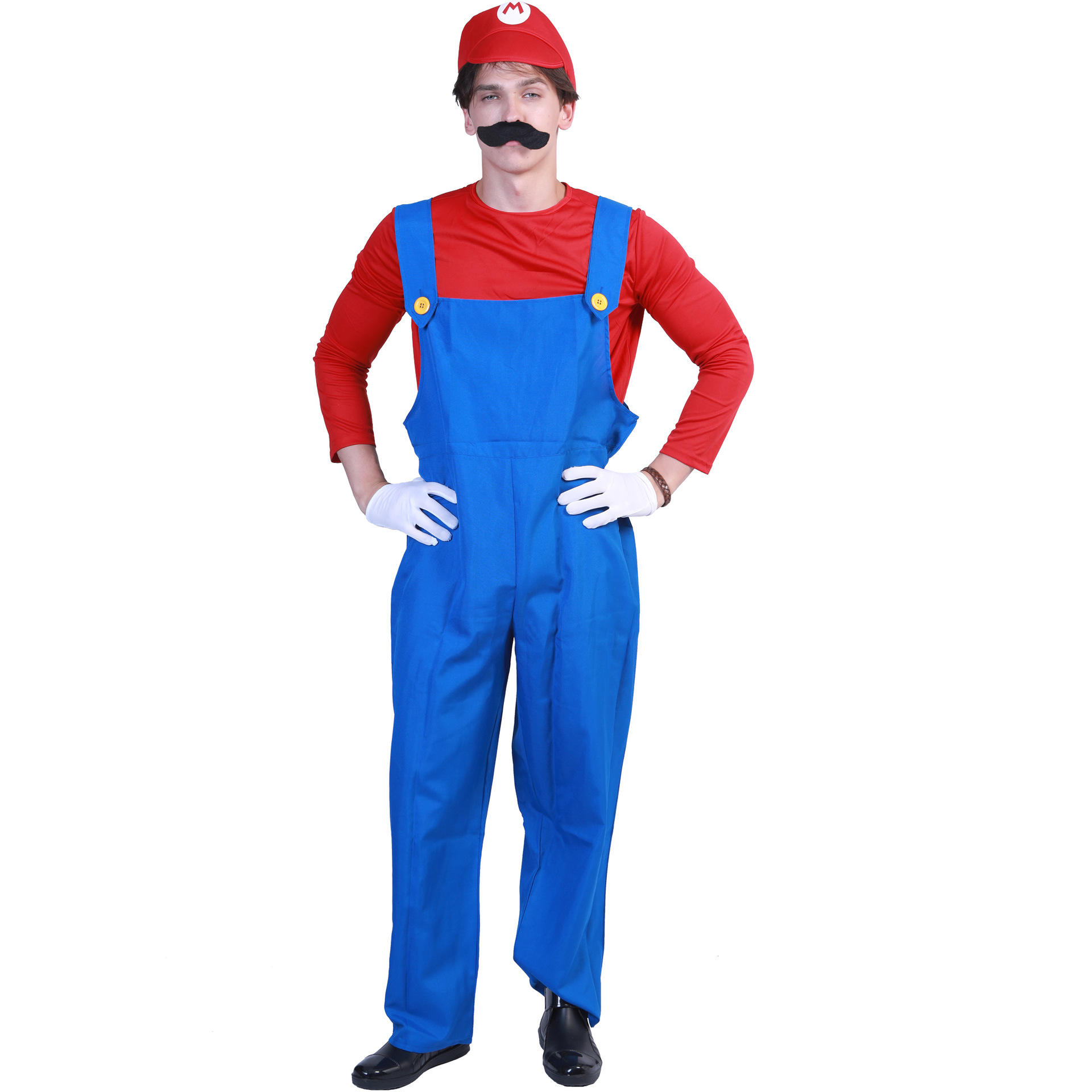 Adult Super Mario Bros Costume - funplaycostume.com