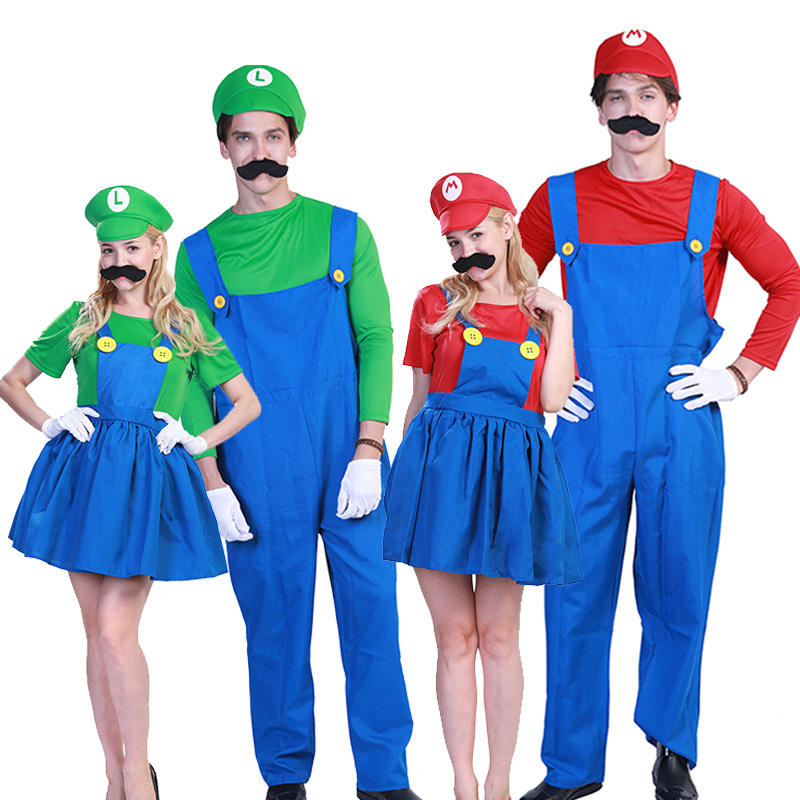 Adult Super Mario Bros Costume - funplaycostume.com